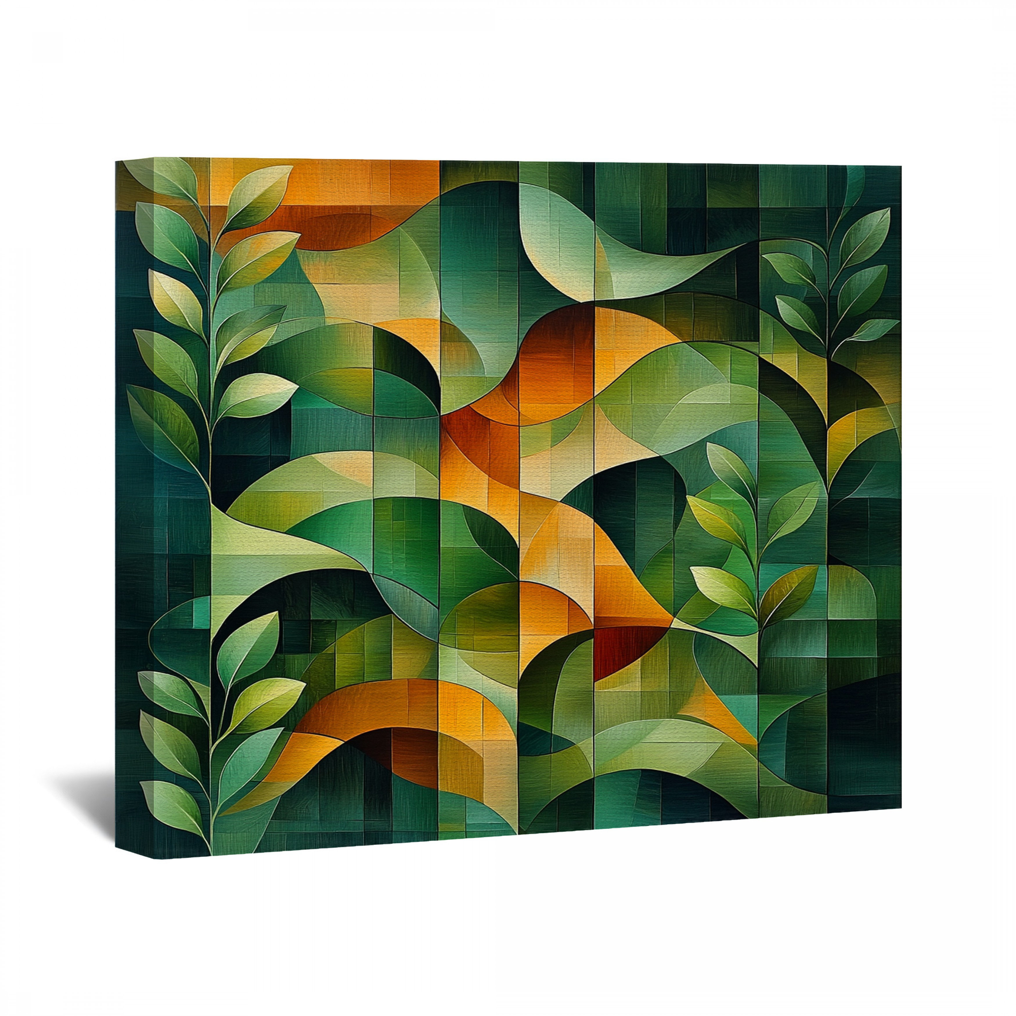 Dakota Fields Leaves Canvas Wrap - Nature Wall Decor - Wayfair Canada