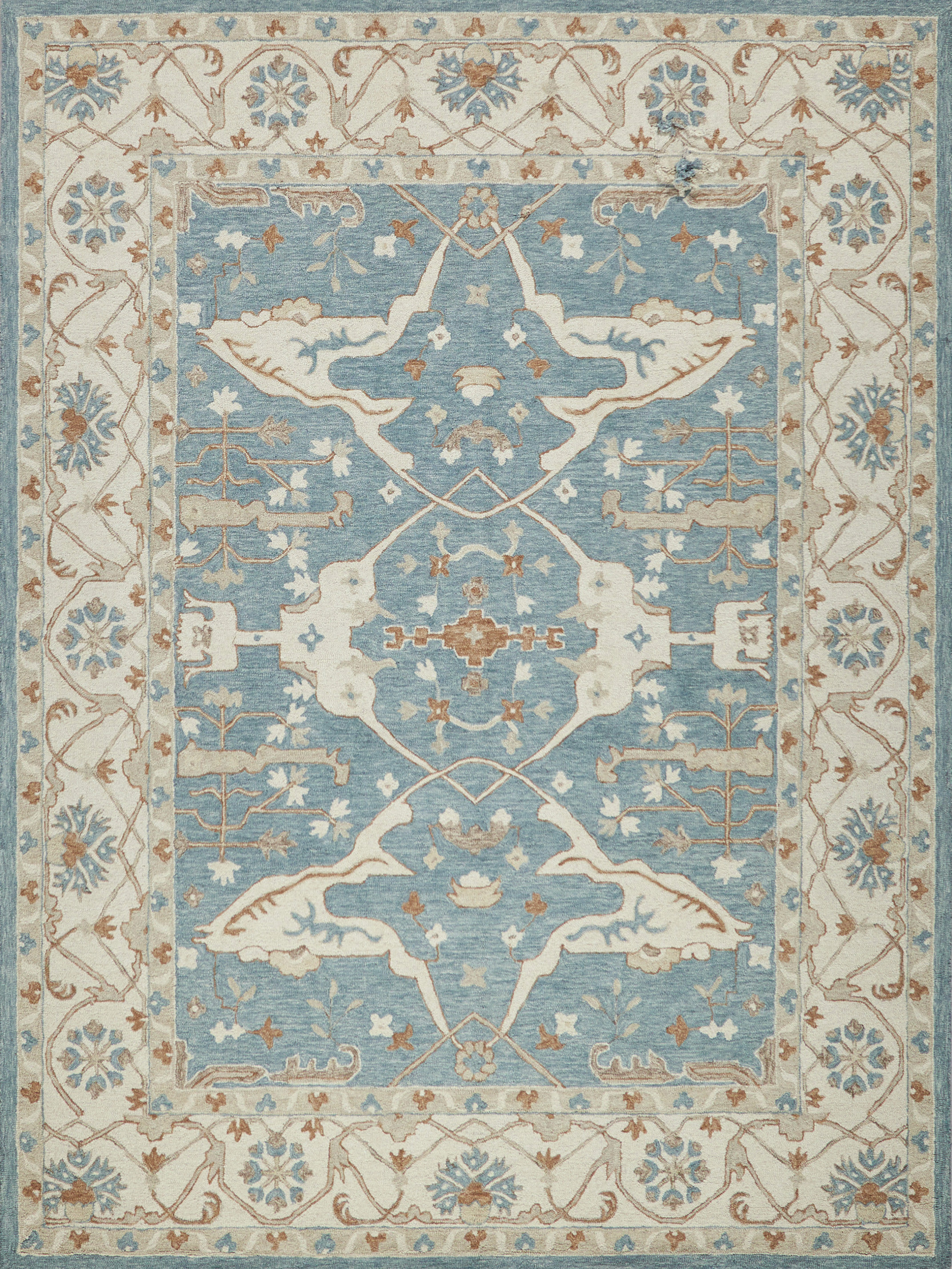 Exquisite Rugs Claremont Oushak Handmade Hand-Tufted New Zealand Wool ...