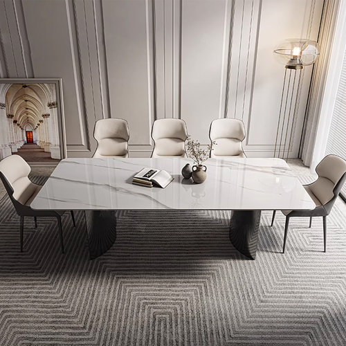 Marble Rectangular Kitchen & Dining Tables You'll Love | Wayfair
