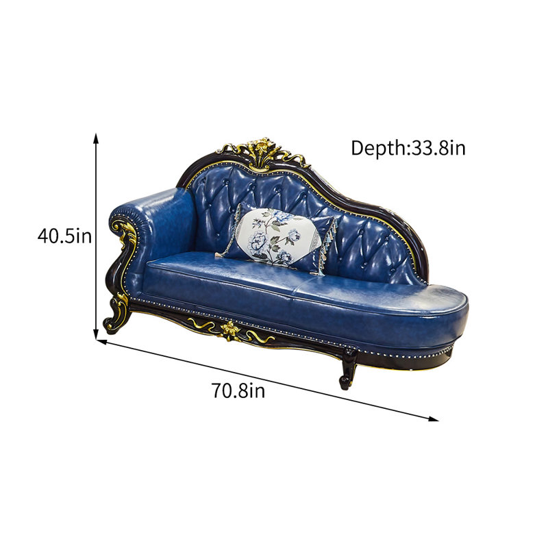 Romero European Luxury Recliner Leather Chaise Lounge | Wayfair