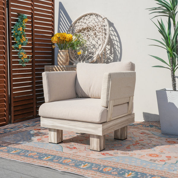 Gracie Oaks Choi W27.1"*d28.9"*h25.7" Outdoor Patio Deep Seating ...