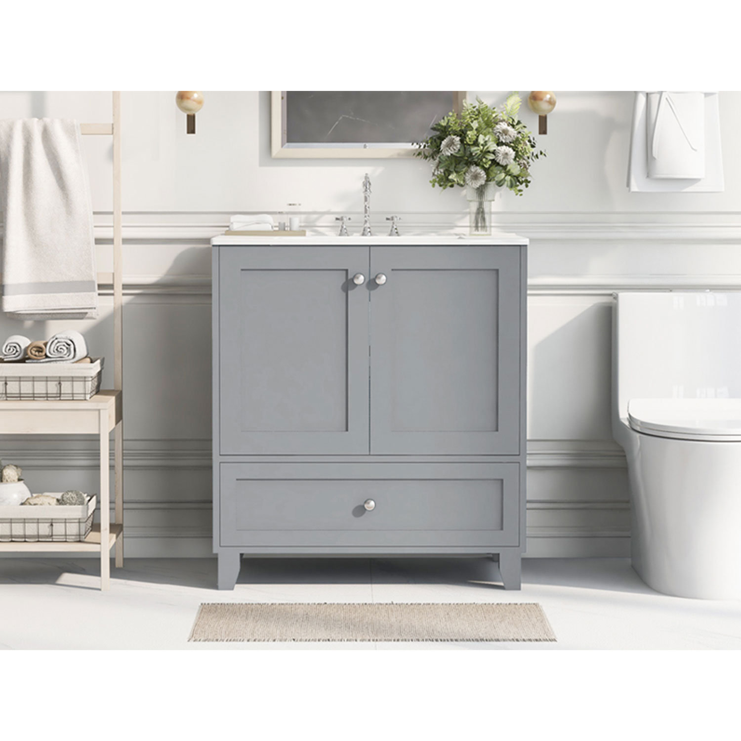 Winston Porter 30" Bathroom Vanity Set | Wayfair