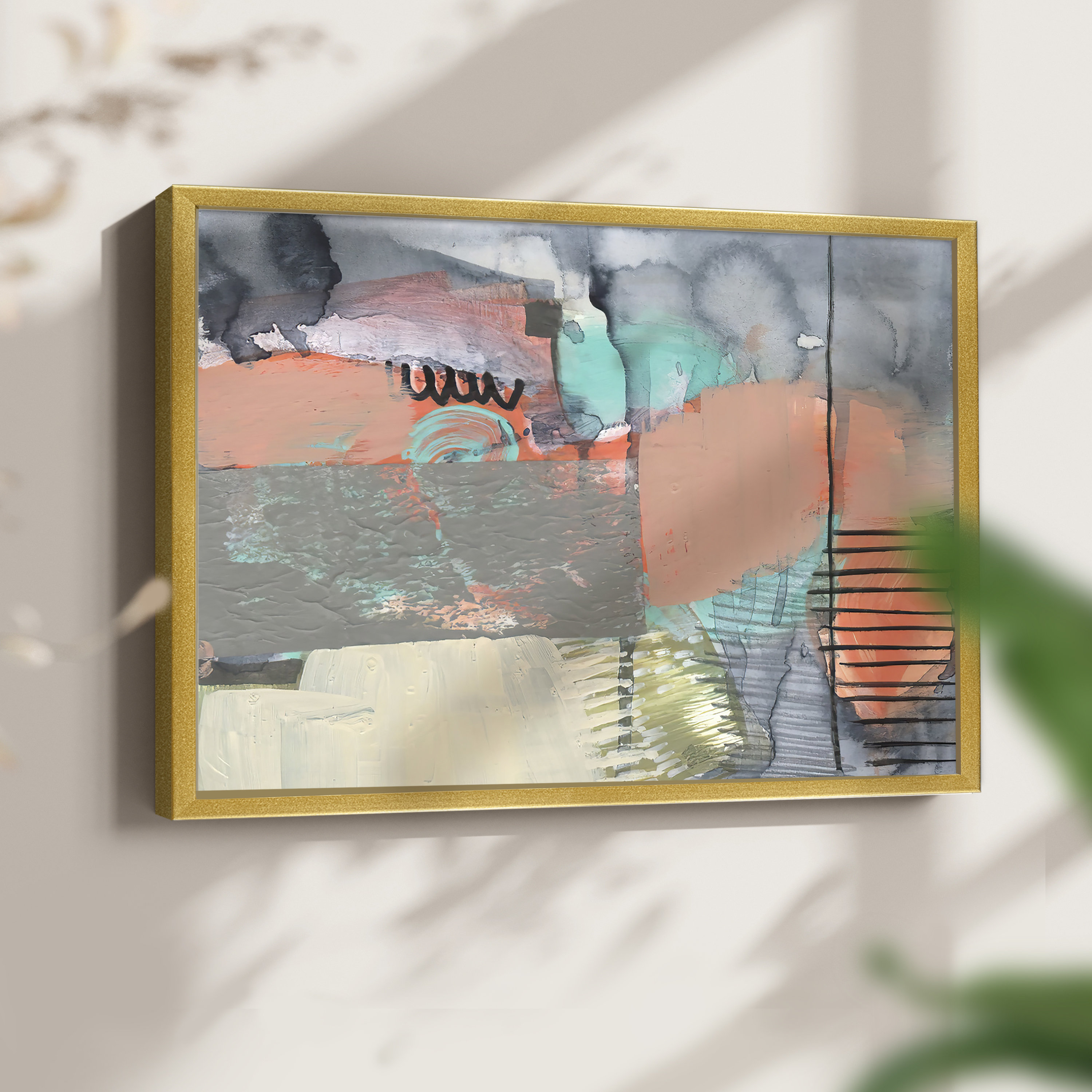 Ivy Bronx Over, Under & Through II -Framed Print - Restickable | Wayfair