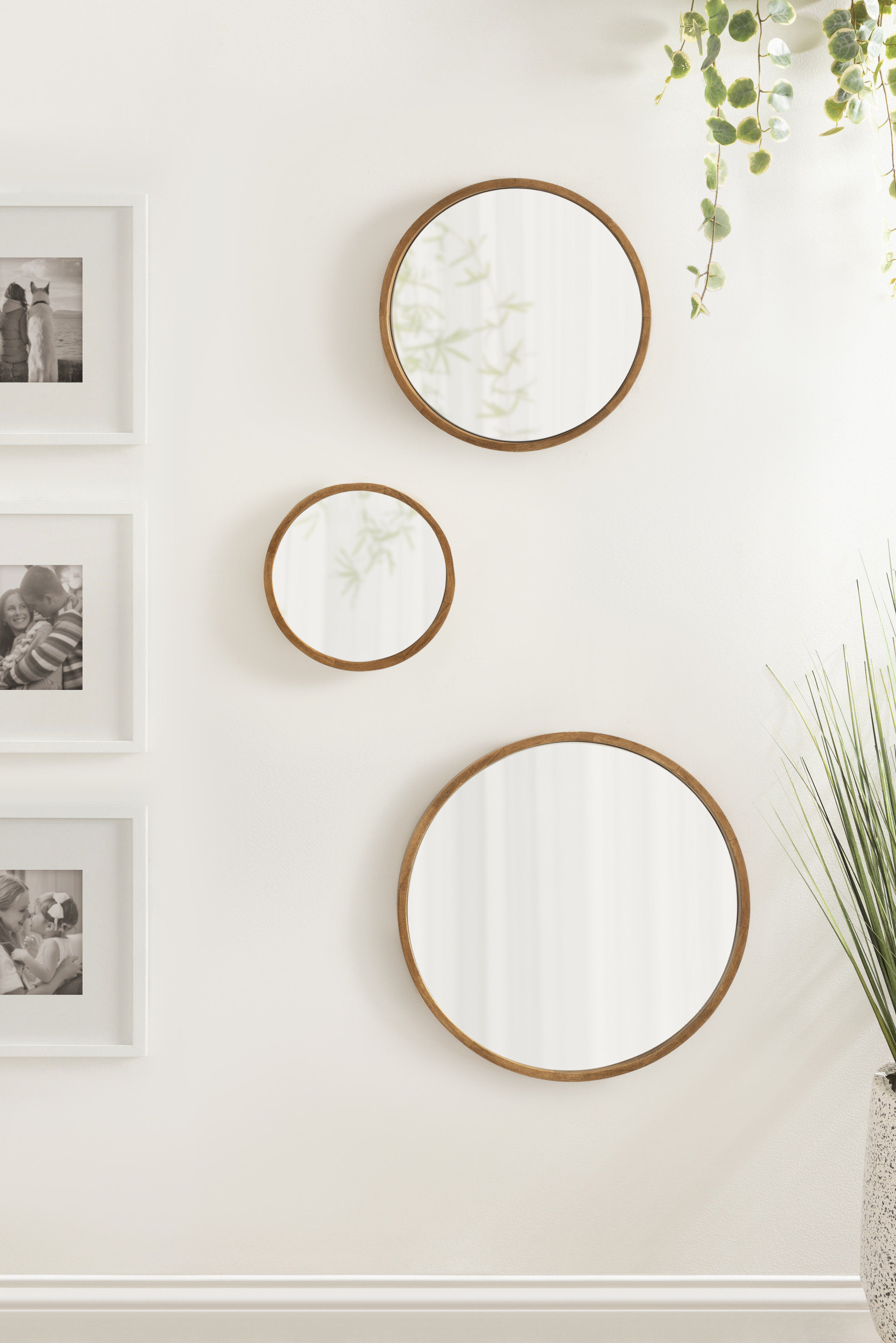 Ebern Designs Three-Piece Round Mirror Set - Wayfair Canada