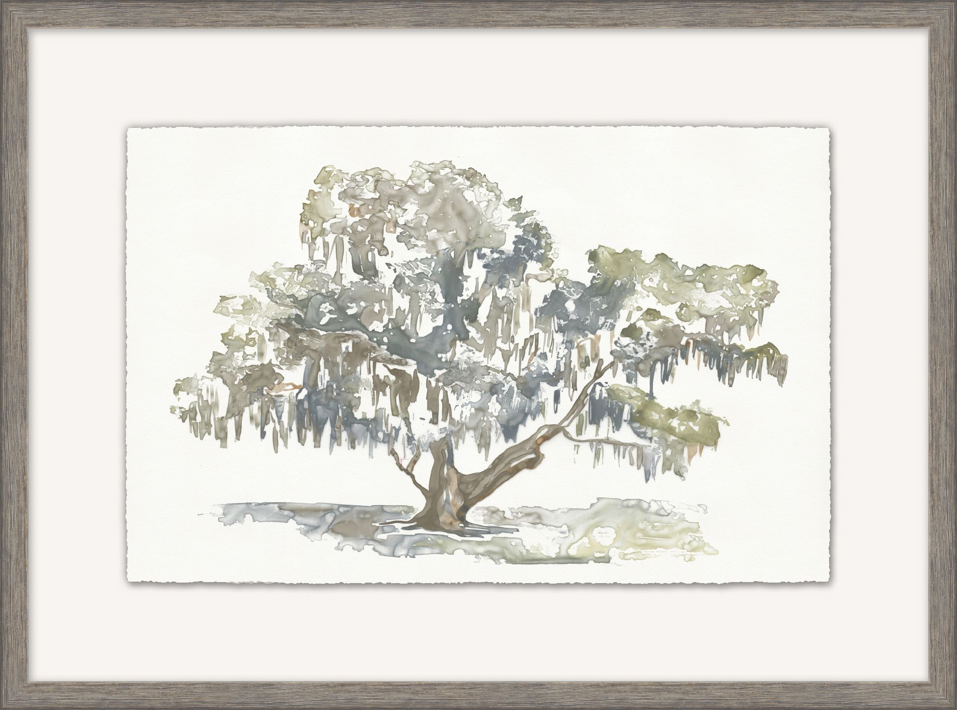 Wendover Art Group " Graceful Moss Veils 3 " | Wayfair