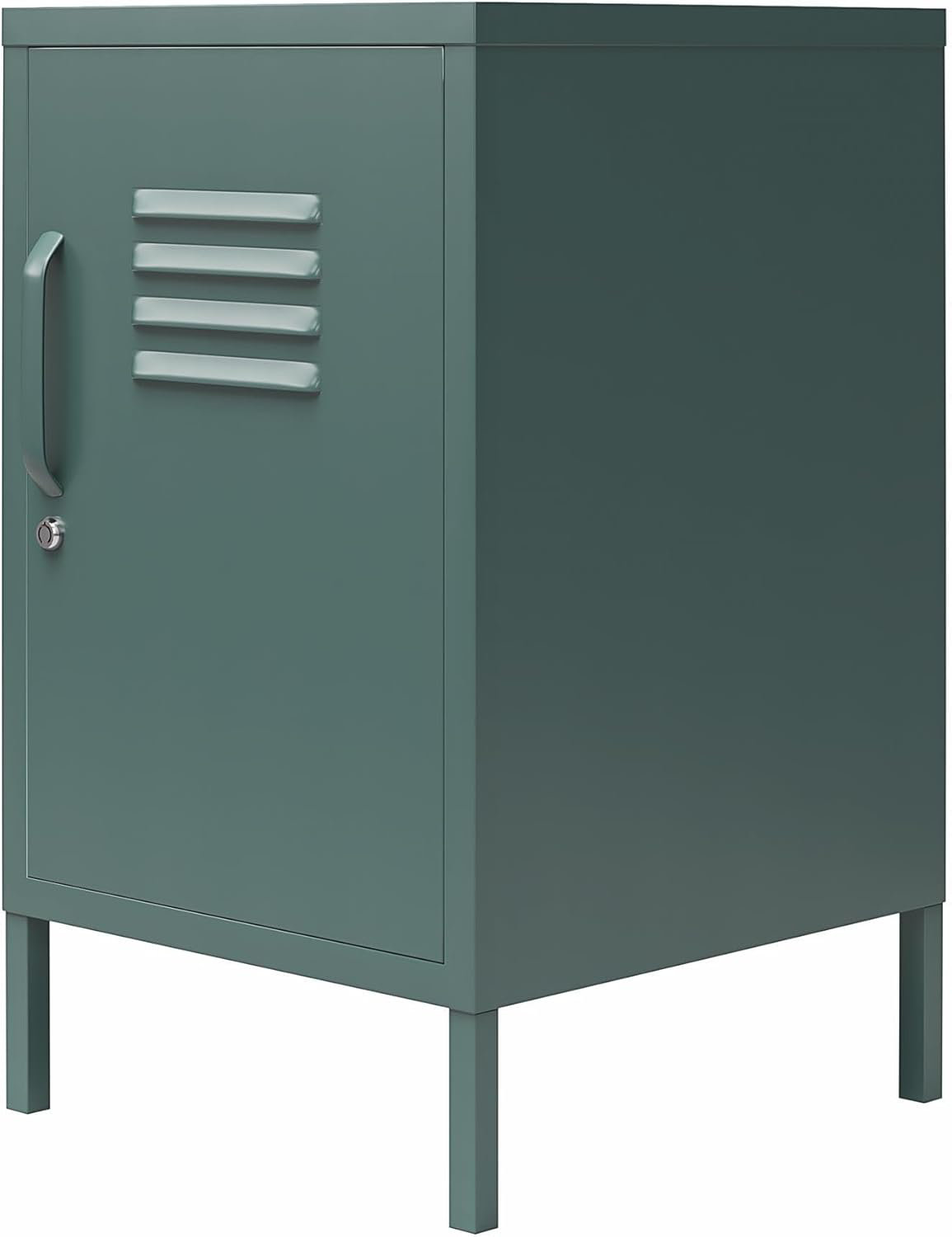 17 Stories Novogratz Cache Metal Locker End Table With Storage, Hunter ...