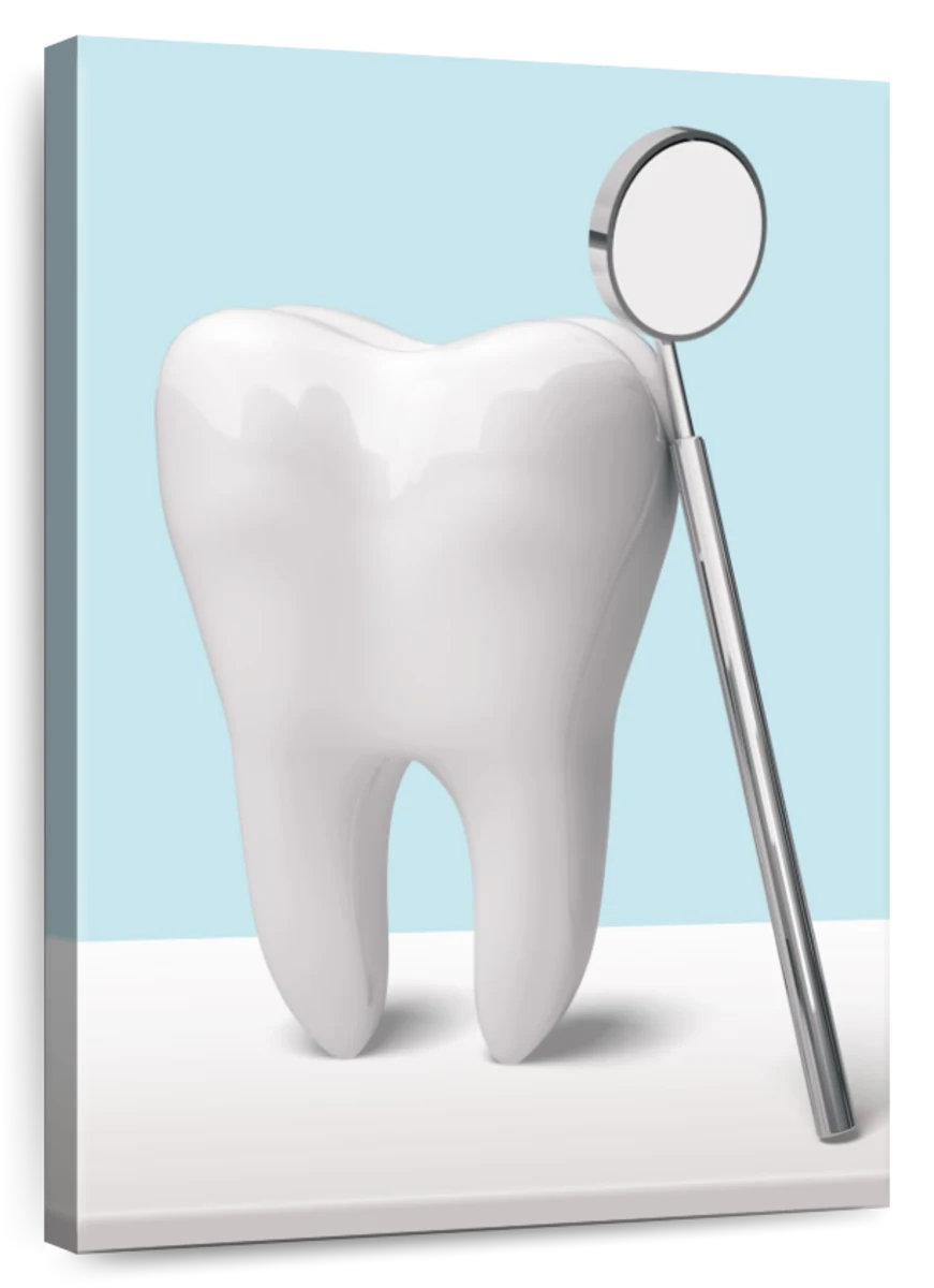 Ebern Designs Alcaraz Dentist Mirror And Tooth | Wayfair