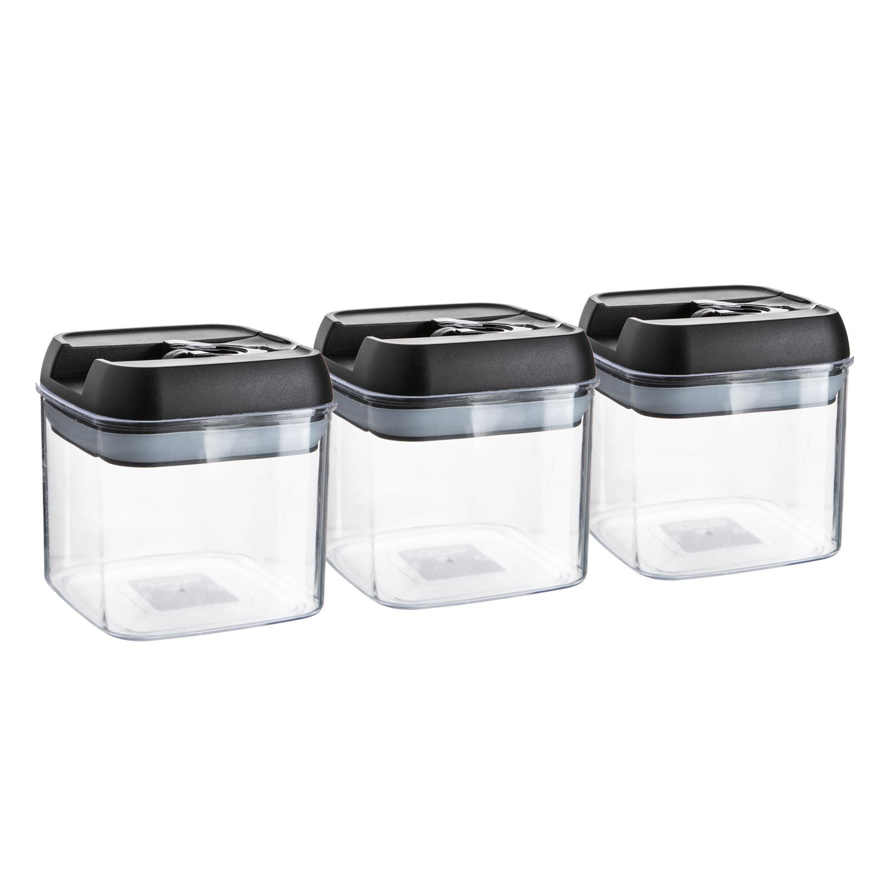Argon Tableware - 500ml Food Storage Containers with Flip Lock Lid ...