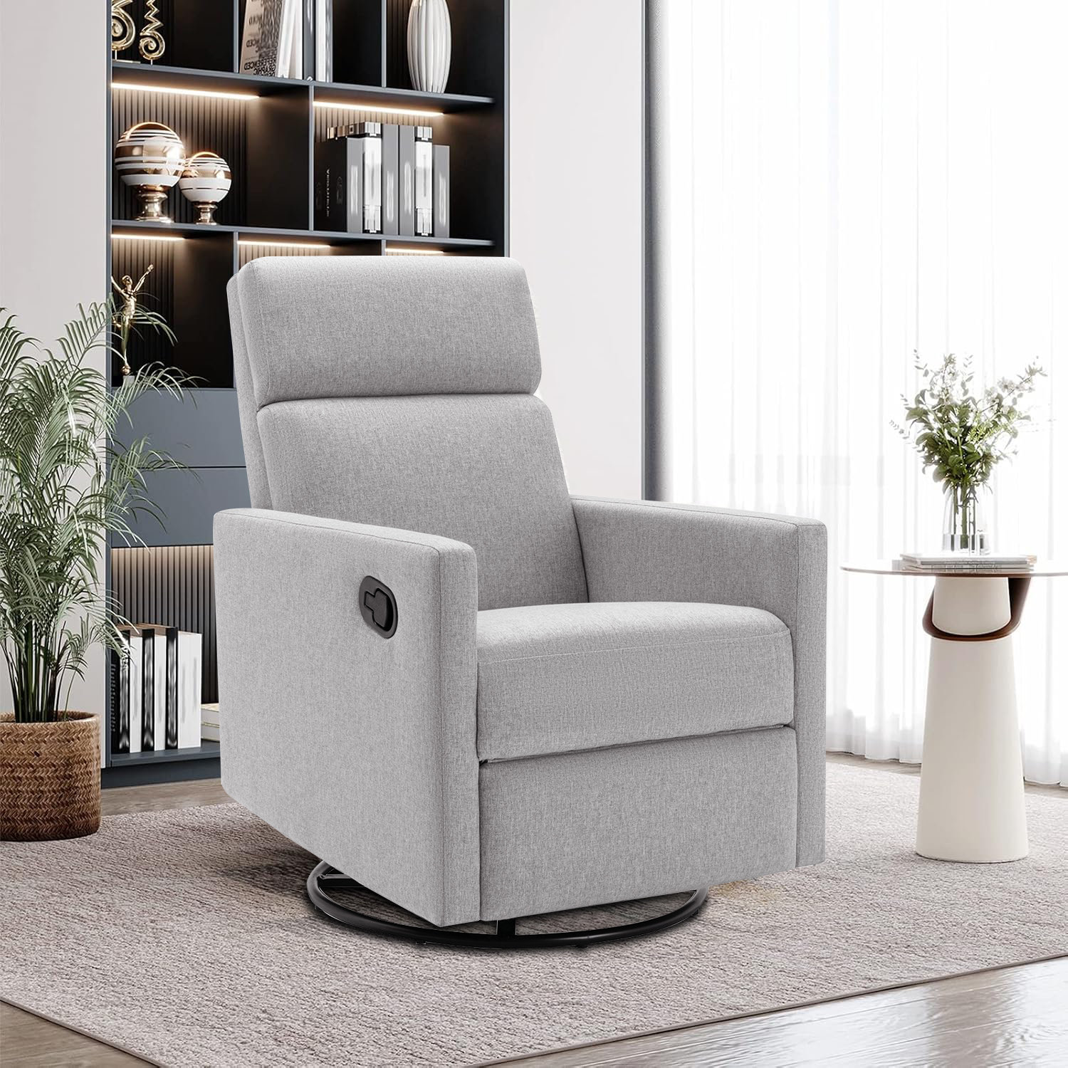 Latitude Run® Gressett 25.51" Wide Swivel Standard Recliner | Wayfair