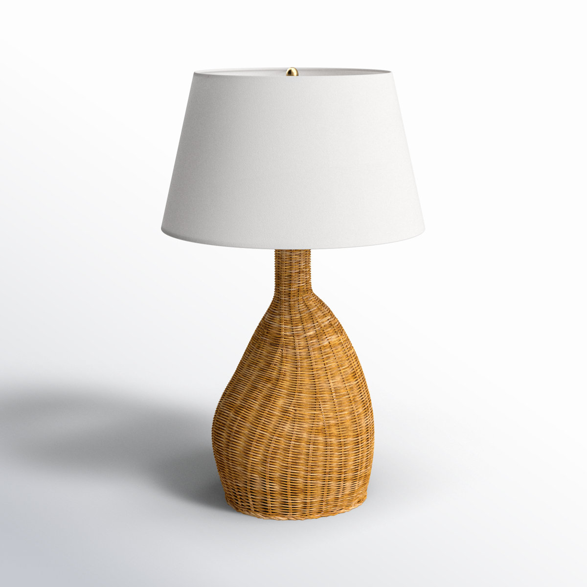 Joss & Main Dehn Wicker/Rattan Table Lamp | Wayfair