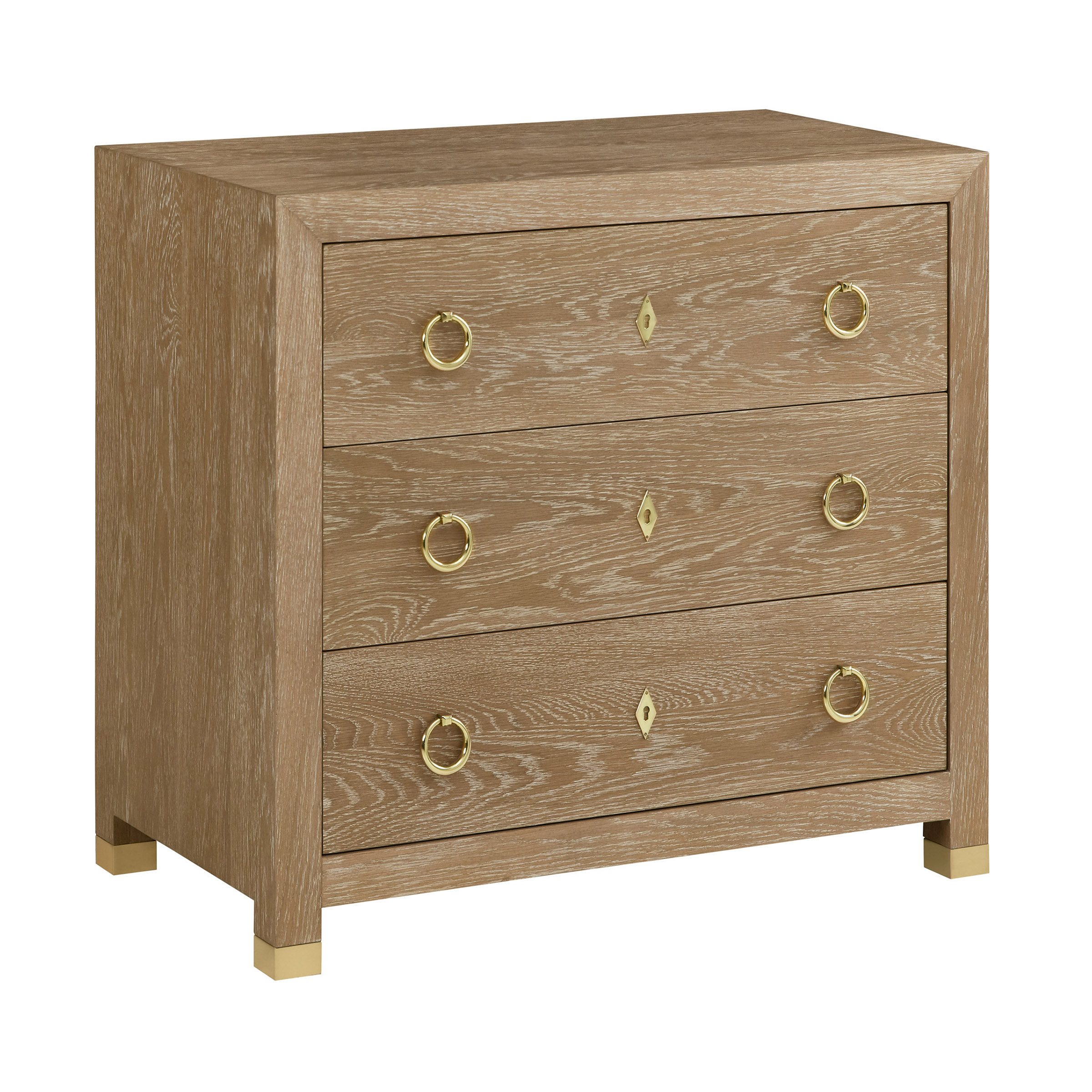 Modern History Home Somerset Bay 3 - Drawer Accent Chest | Wayfair