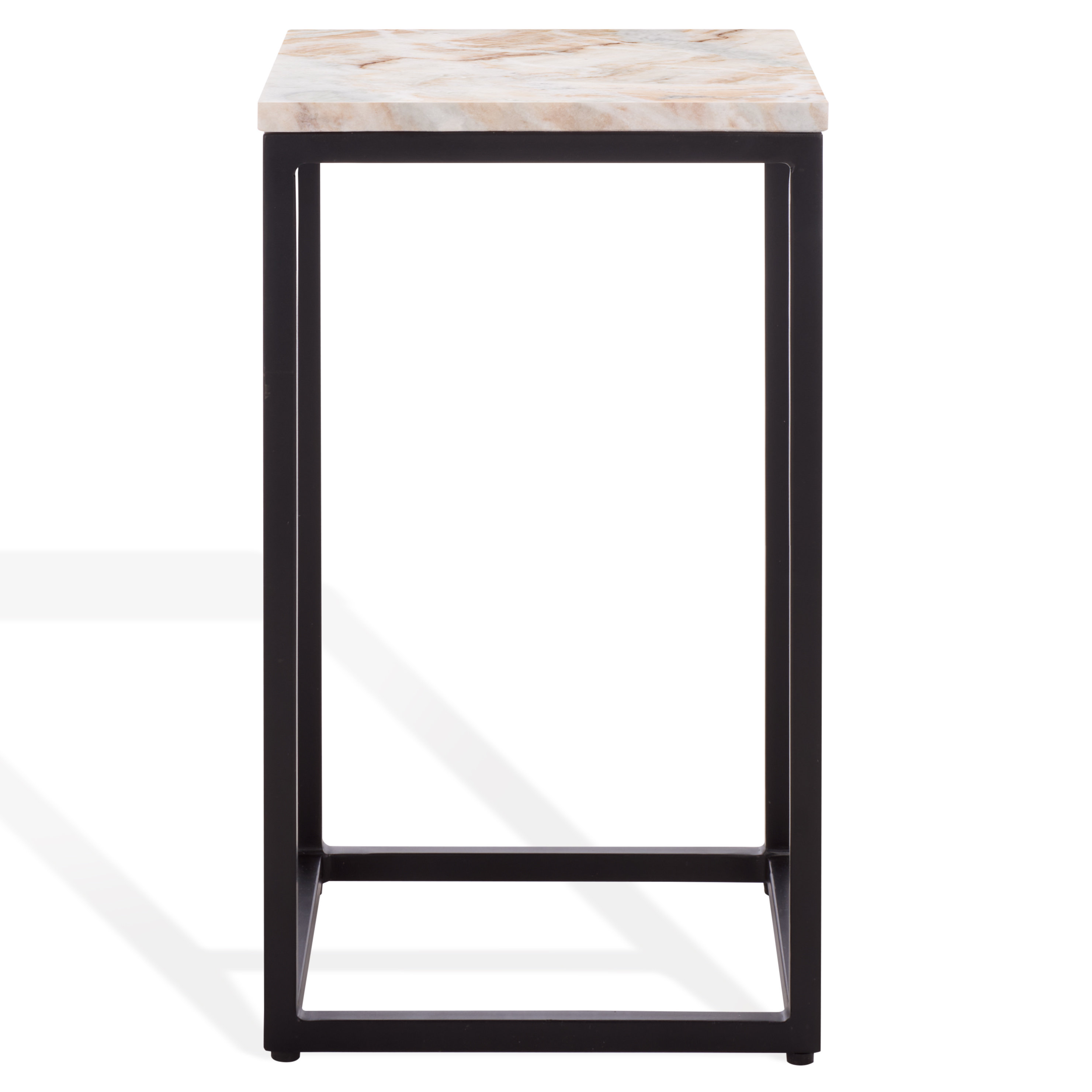 Wrought Studio™ Macklyn Square Marble Top Accent Table | Wayfair