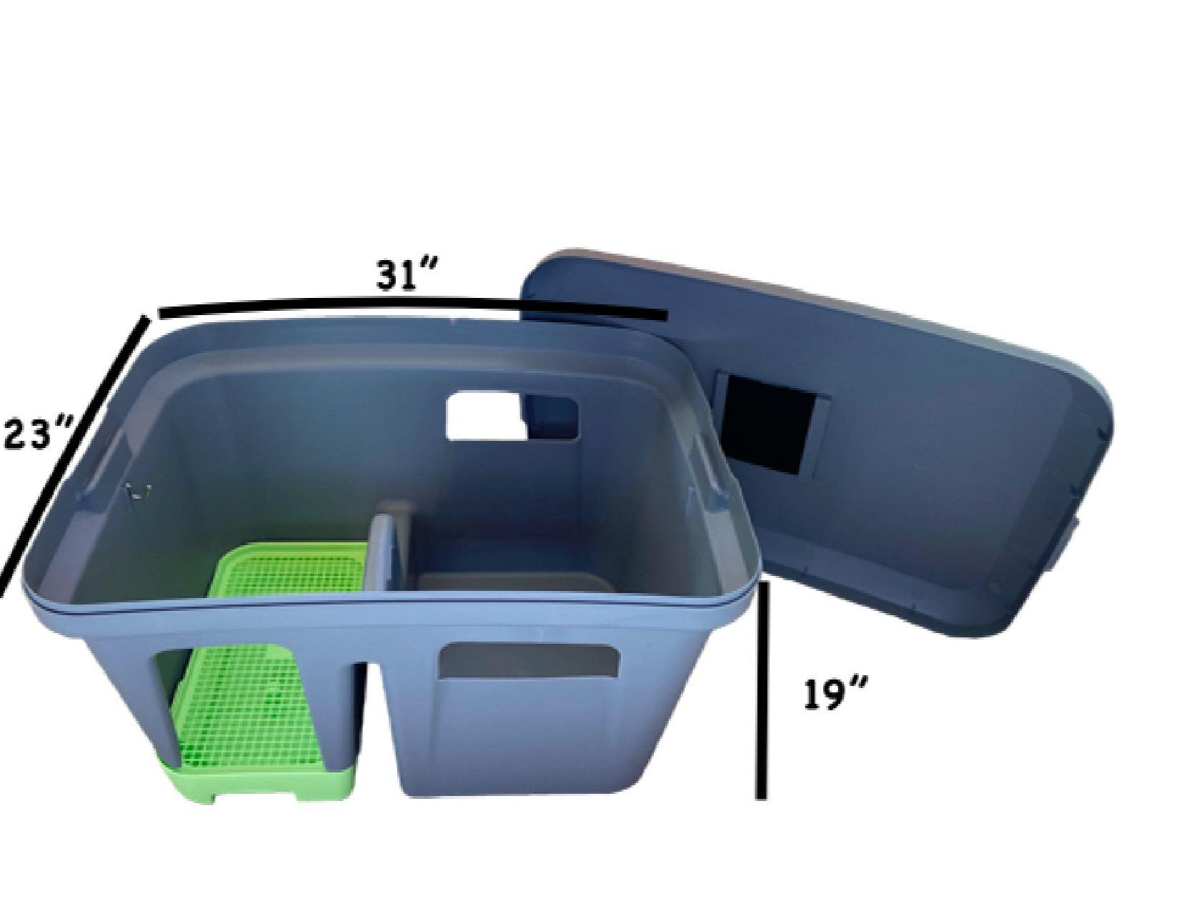 Tucker Murphy Pet™ Tillis Plastic Enclosed Standard Litter Box ...