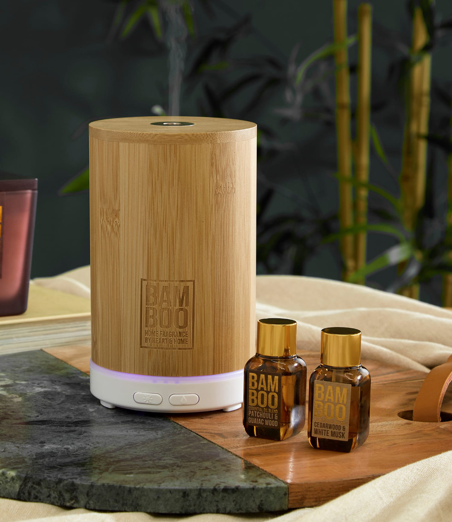 Bamboo by Heart & Home Bamboo Everyday Essential Oil Diffusers ...