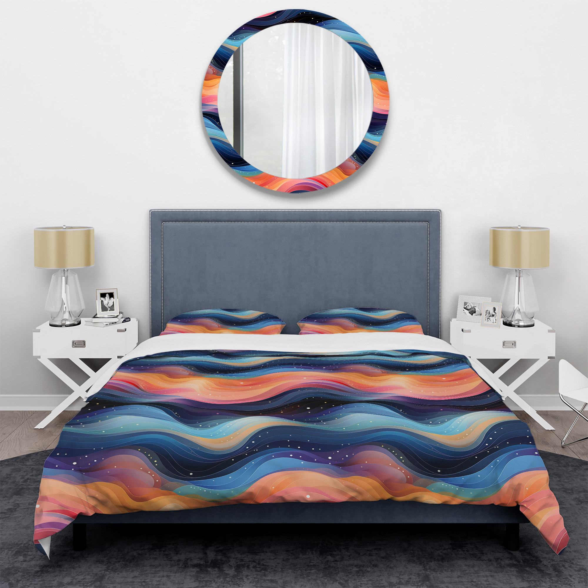 Design Art Celestial Dreams Galaxy Pattern V Bedding | Wayfair