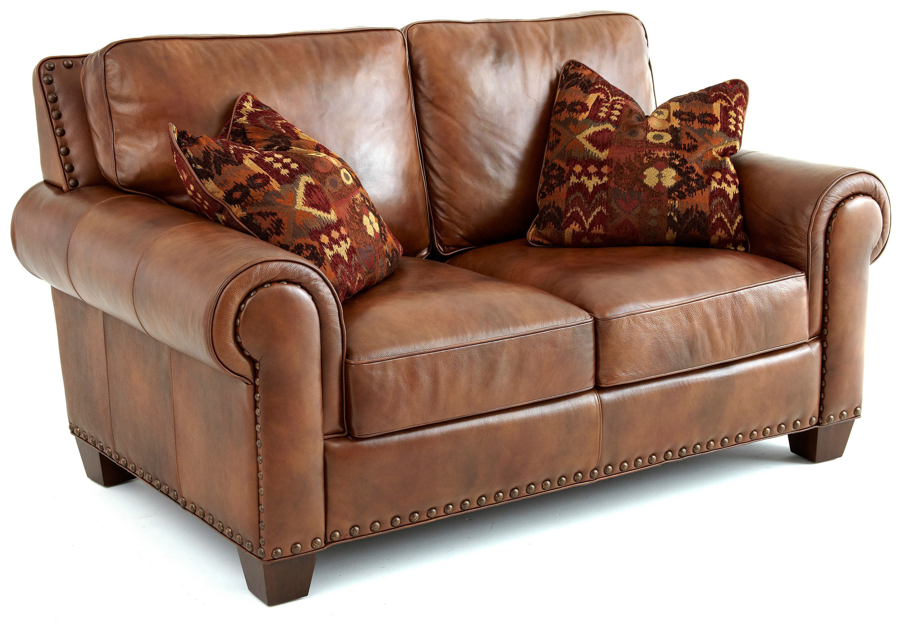 Wildon Home® Gerania 68" Genuine Leather Rolled Arm Loveseat & Reviews ...