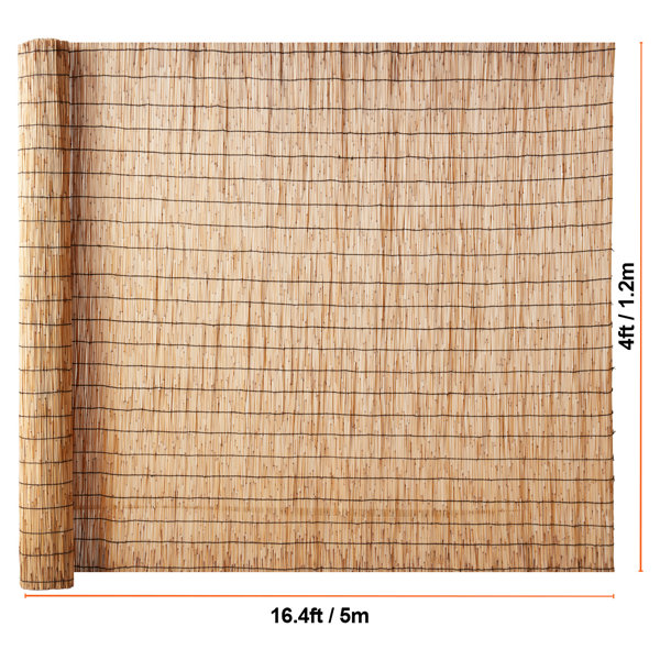 VEVOR Reed Fence Backyard Landscaping Privacy Blind Fencing Screen ...