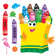 Trend Enterprises 21 Piece Colorful Crayons Bulletin Board Cut Outs Set ...