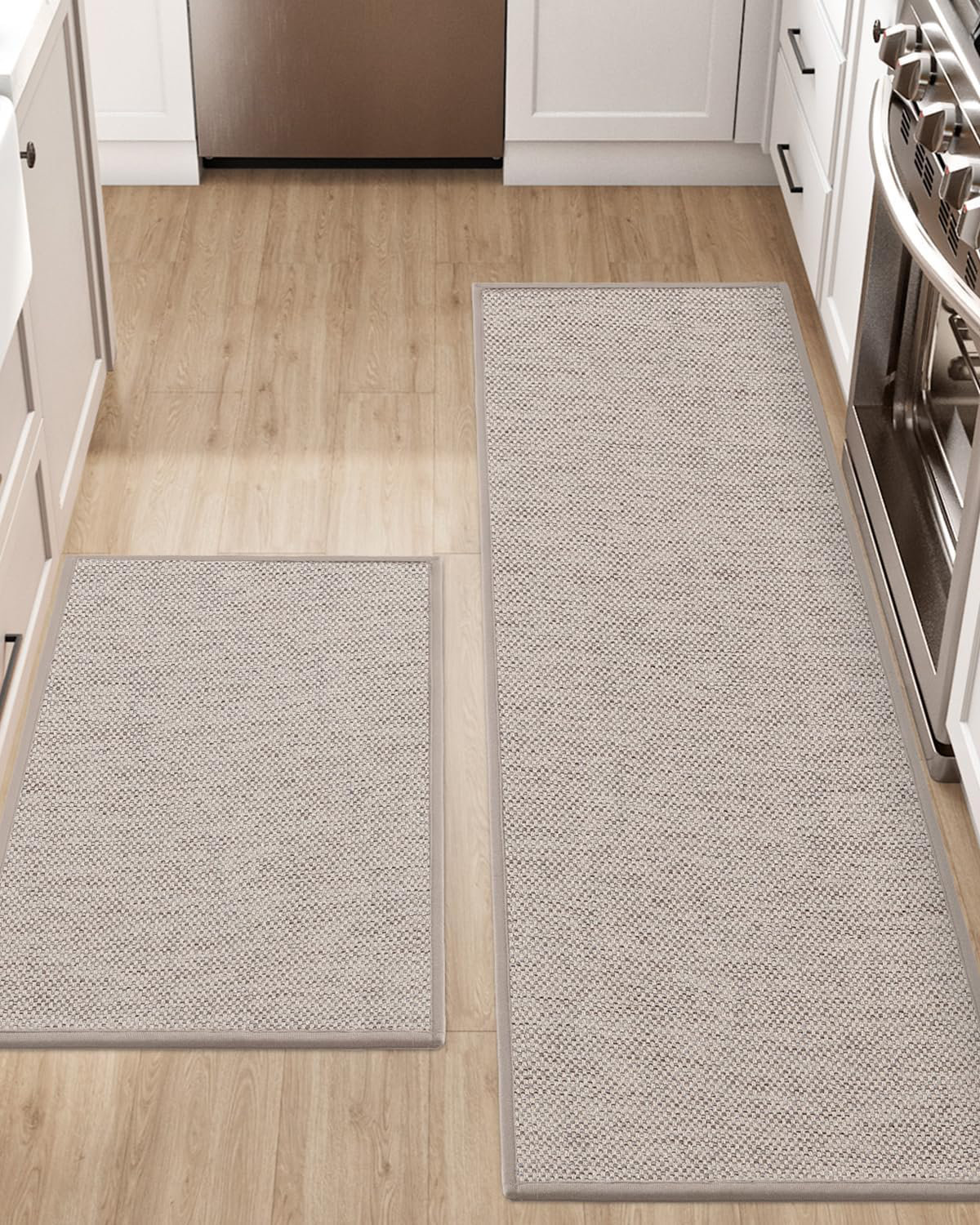 Hokku Designs Kitchen Rugs and Mats Non Slip Washable, Absorbent Thin ...