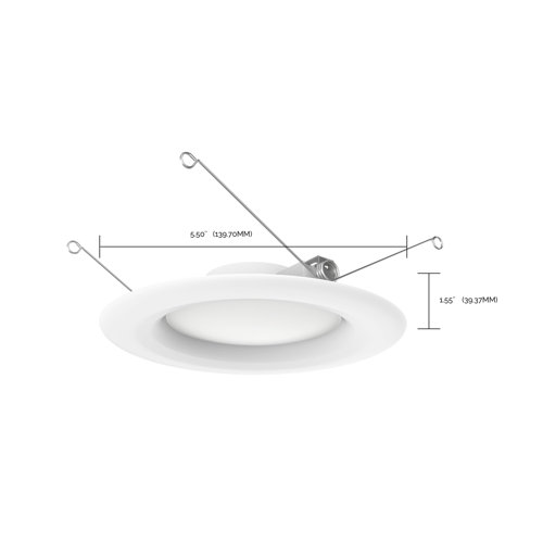 Satco 7.48" 3000K Remodel LED Retrofit Recessed Lighting Kit | Perigold