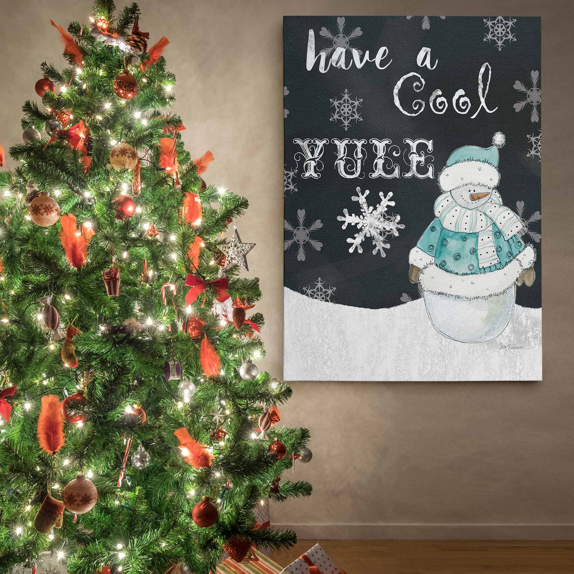 The Holiday Aisle® Have a Cool Yule by Carol Robinson - Print on Canvas ...