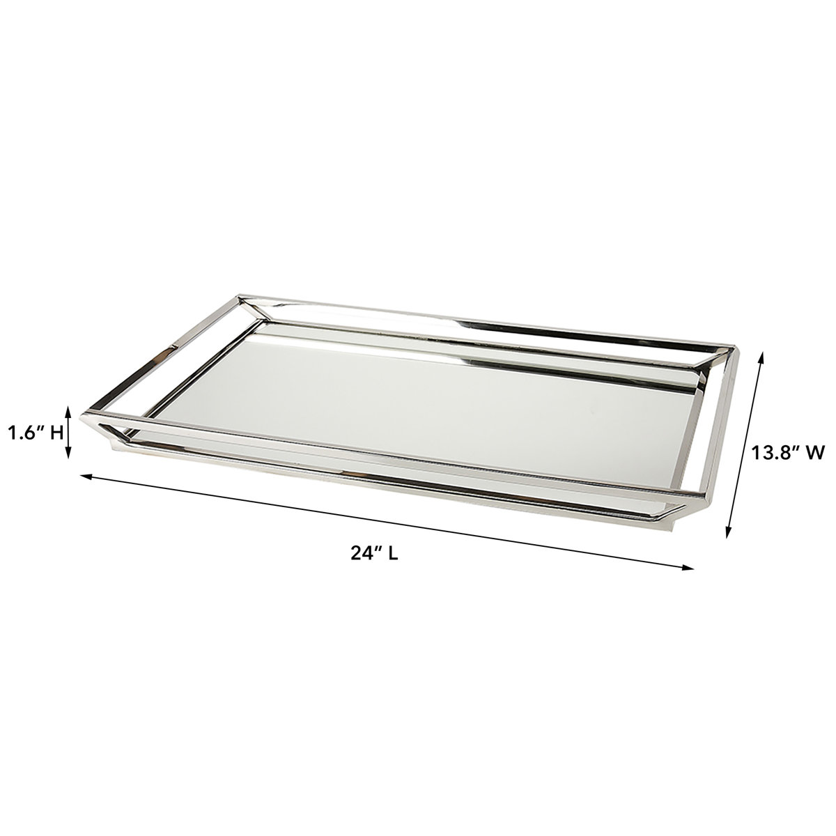 IMPULSE! Stockholm Stainless Vanity Tray & Reviews | Wayfair