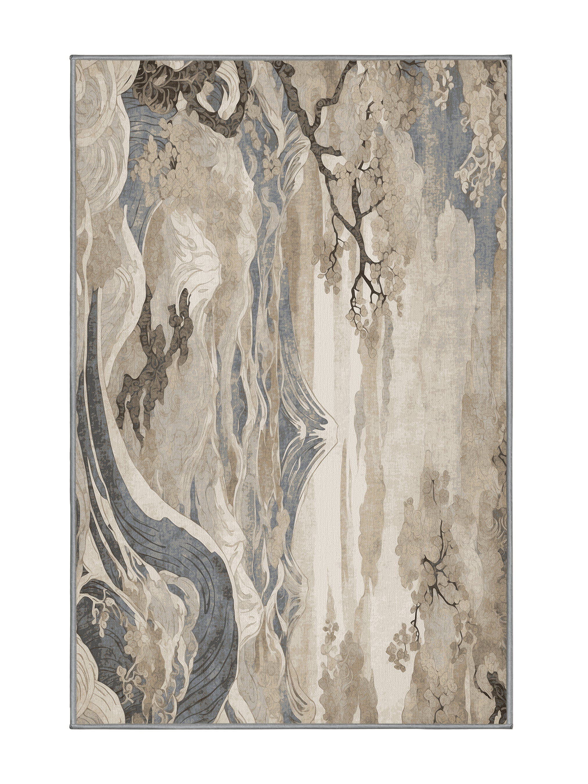 Winston Porter Elegant Waves Rug | Wayfair