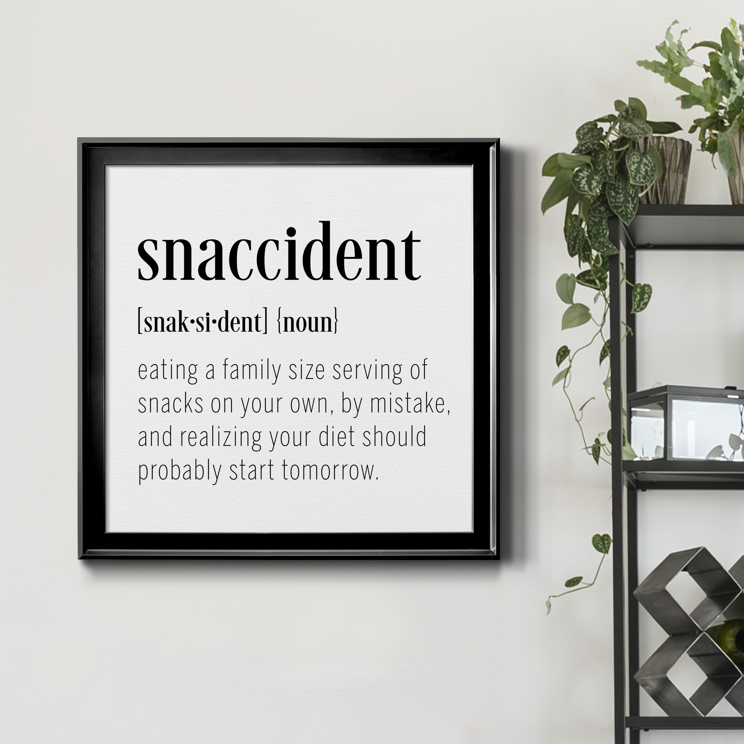 Trinx Snaccident Definition - Picture Frame Textual Art Print on Canvas ...