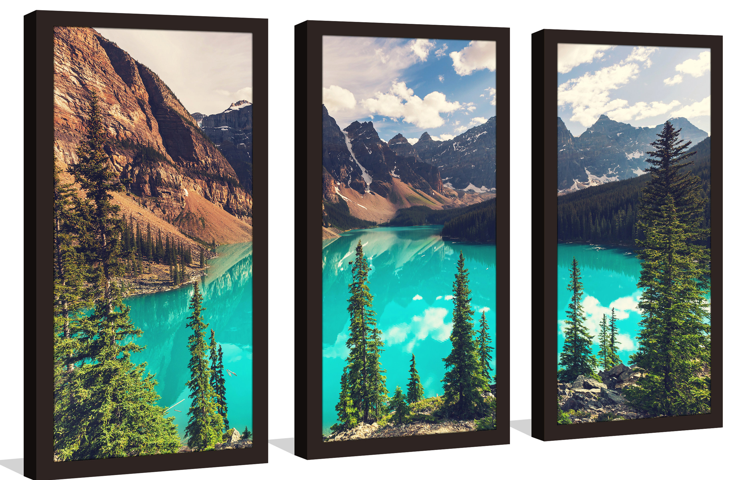 Picture Perfect International Banff - 3 Piece Picture Frame Photograph ...