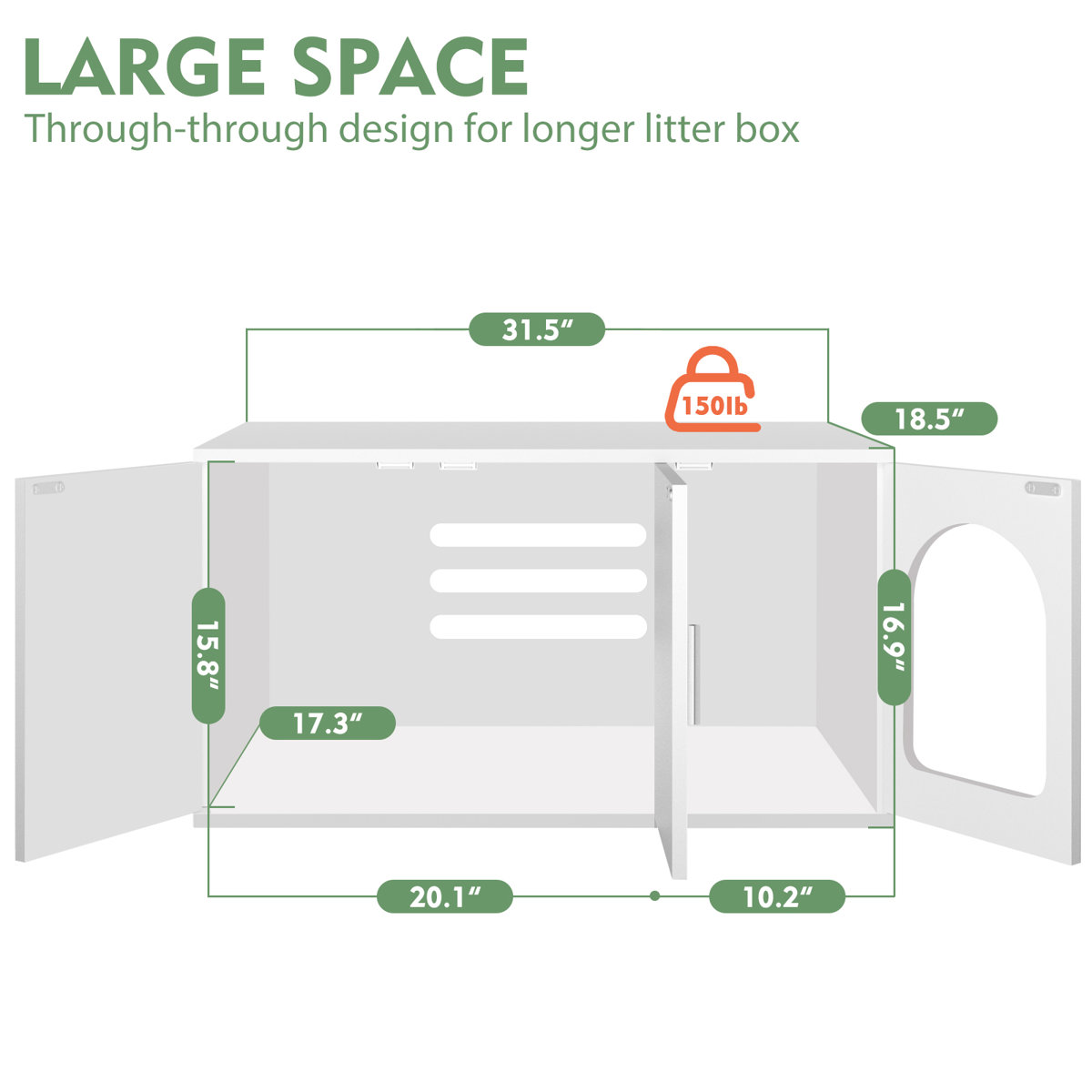 Tucker Murphy Pet™ Cat Litter Box Enclosure Furniture As End Side Table ...