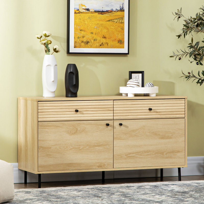 Wade Logan® Anansa 18.6" Wide 2 Drawer Sideboard & Reviews | Wayfair