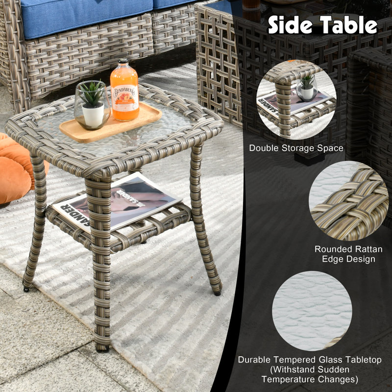 Wildon Home® Harper 6 - Person Outdoor Seating Group with Cushions and ...