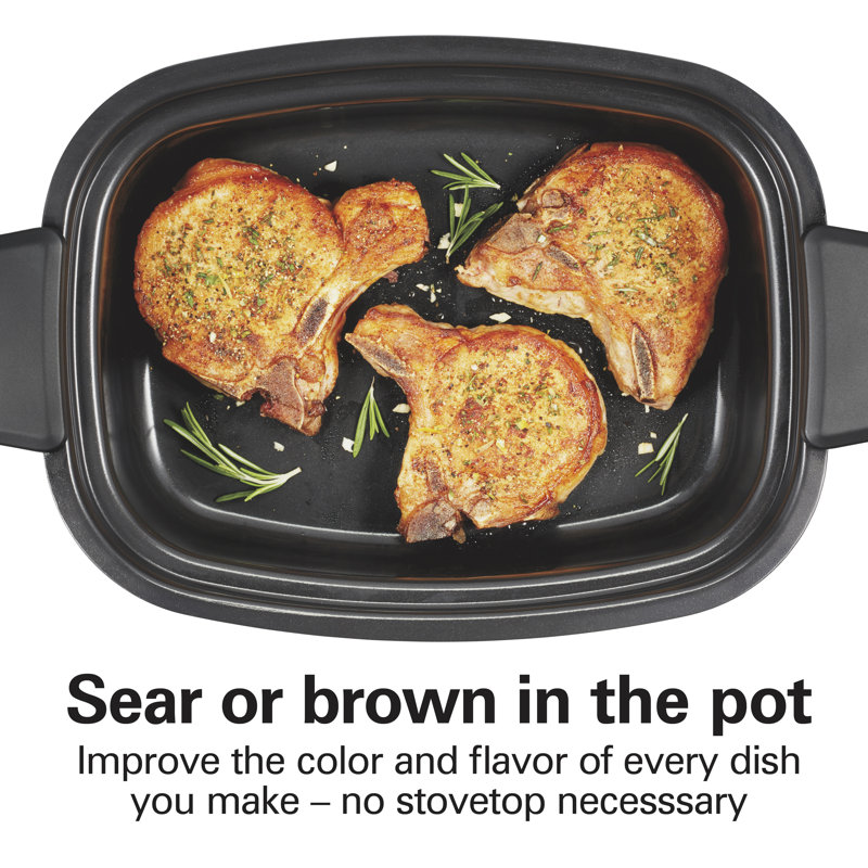 Hamilton Beach® 9-in-1 Searing Slow Cooker & Reviews | Wayfair