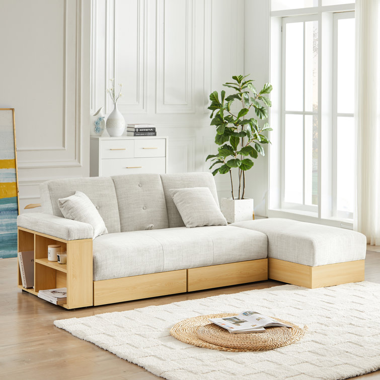 George Oliver Helsea 82.3'' Upholstered Sofa & Reviews | Wayfair