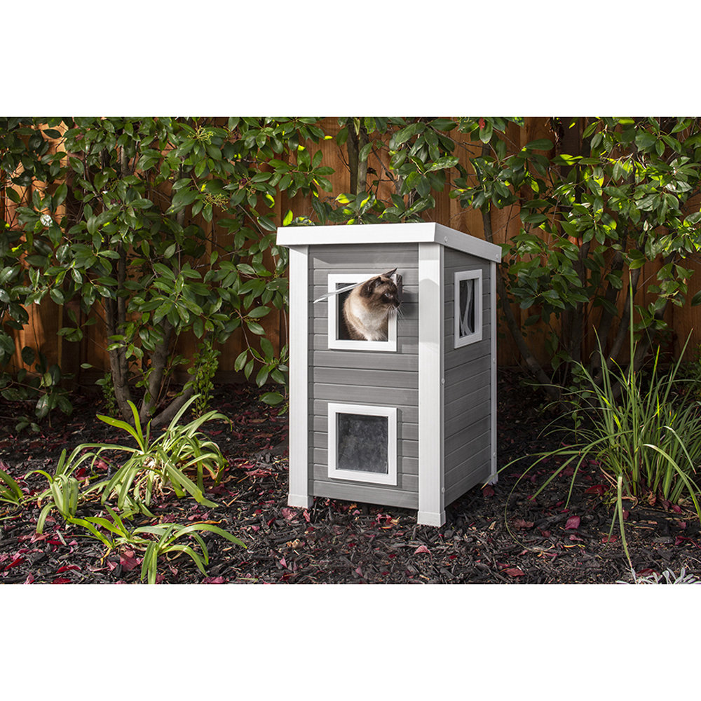 Tucker Murphy Pet™ Demarquez Outdoor Cat Townhouse - Wayfair Canada