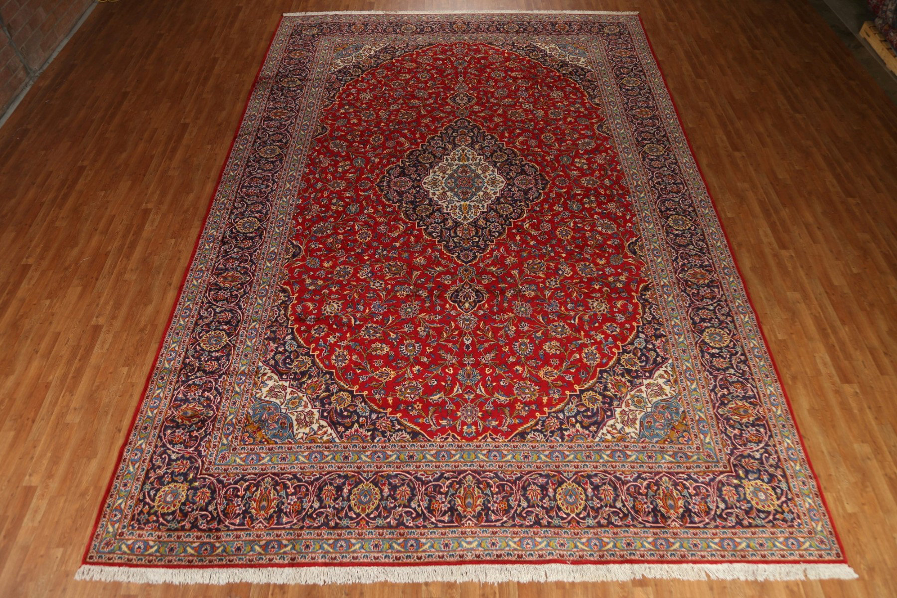 Rugsource Traditional Palace Size Kashan Persian Design Rug Handmade ...