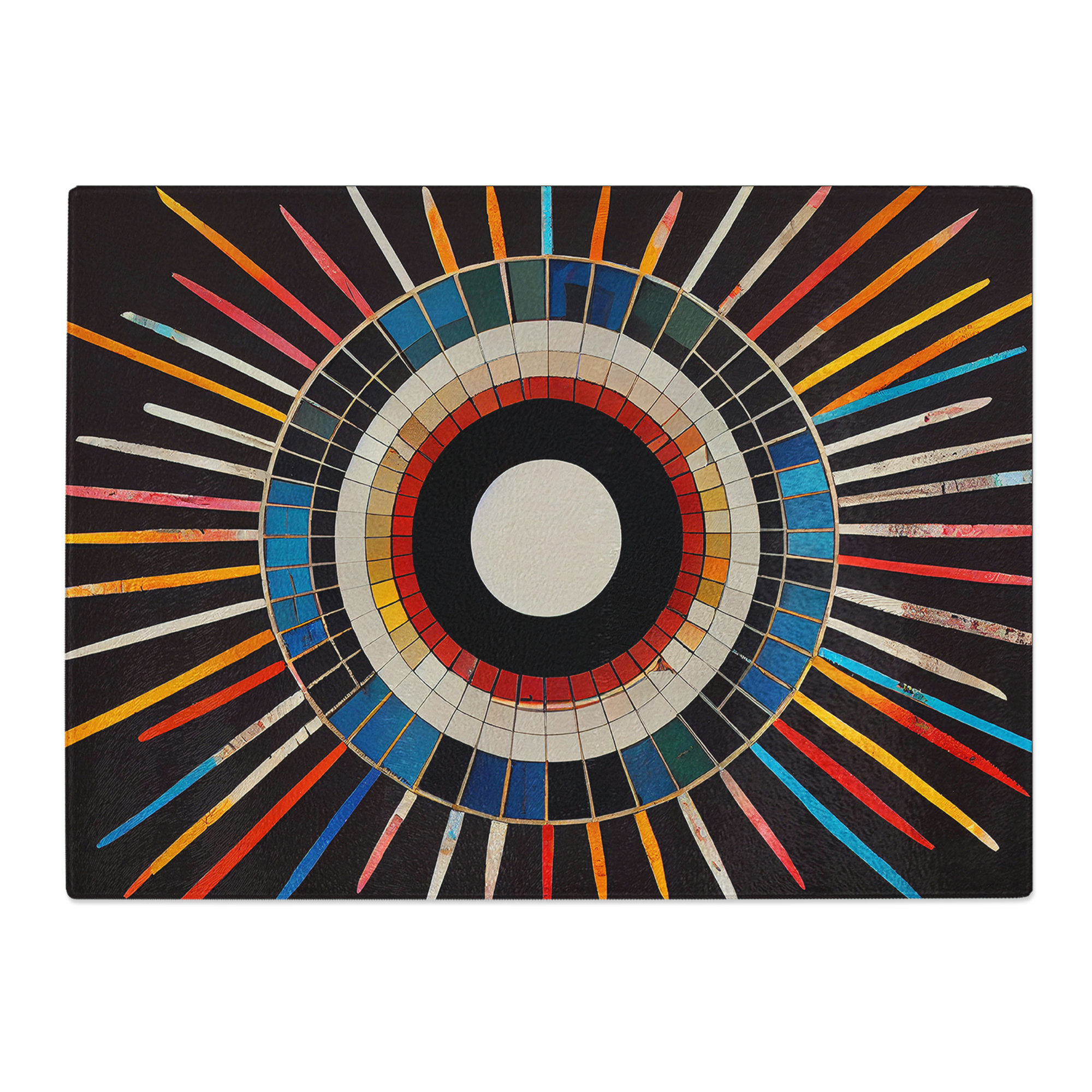 Metro Lane Mind Boggling Modern Abstract Art Glass Chopping Board ...