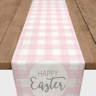 The Holiday Aisle® Kerkhoven Happy Easter Buffalo Check Table Runner ...