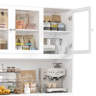 Harriet Bee 72.2" Kirklyn Kitchen Pantry Cabinet with Pull-Out Spice ...