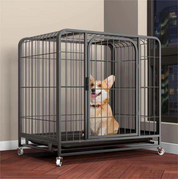 Tucker Murphy Pet™ Steel Solid Pet Cage Household Kennel Dog Cage Small ...
