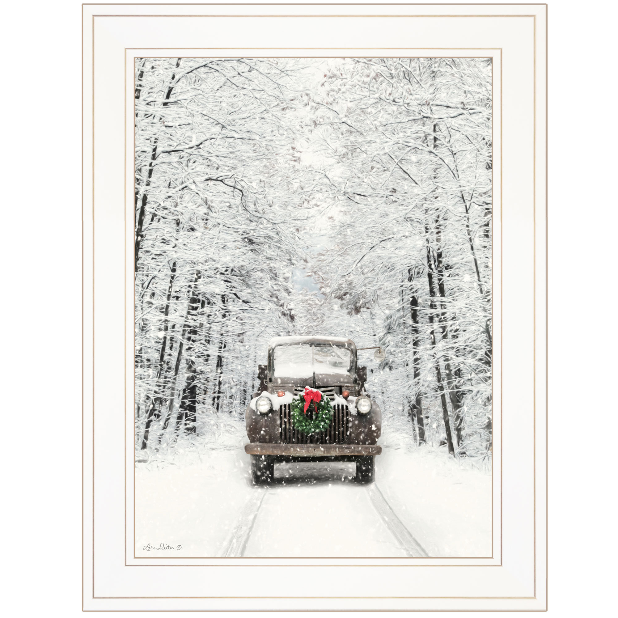 The Holiday Aisle® Antique Christmas Framed Wall Art for Living Room ...