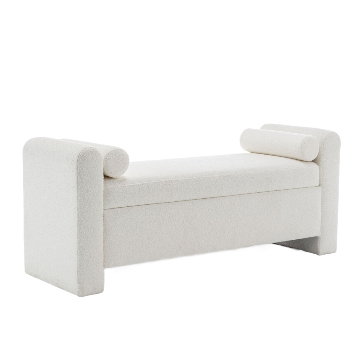 Hokku Designs Lataja Polyester Upholstered Storage Bench & Reviews ...
