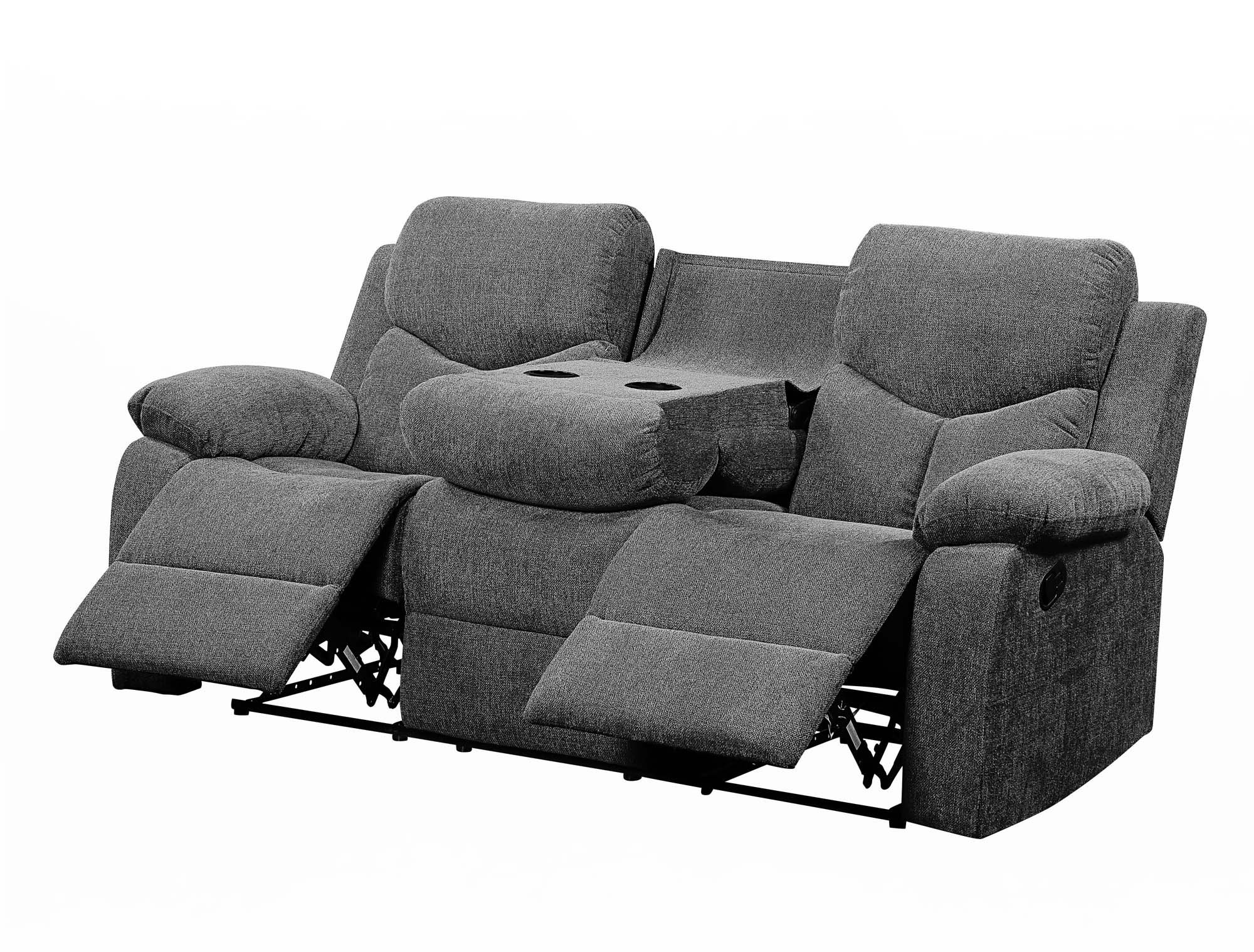 Brayden Studio® Sofa (Motion), Gray Chenille | Wayfair