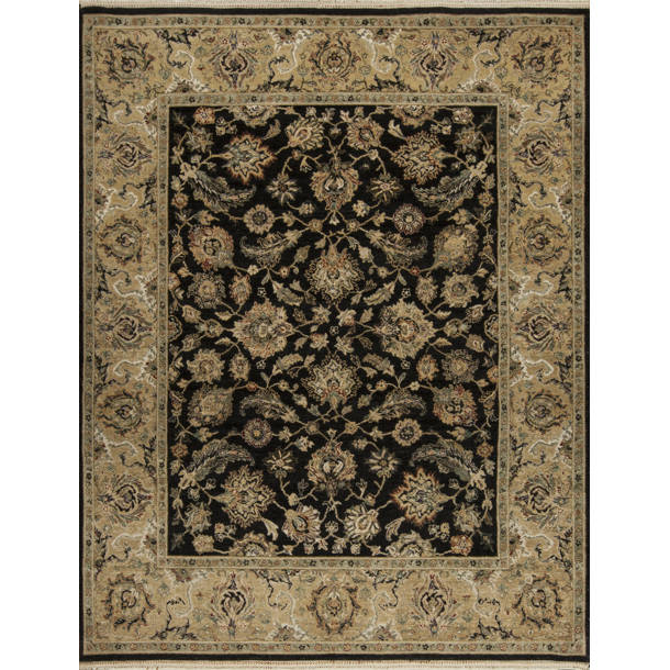 Samad Rugs Sovereign Oriental Hand-Knotted Wool Cream/Camel Area Rug ...