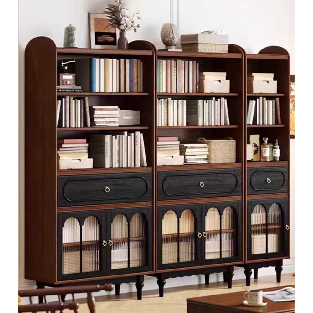 Lineyinmer French retro light luxury solid wood bookcase - Wayfair Canada