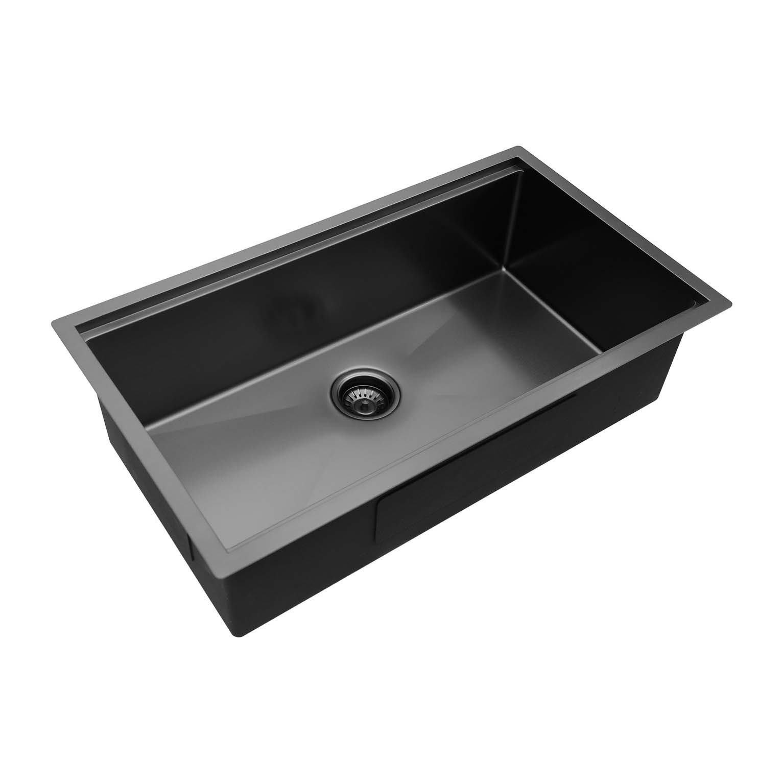 WKEMSING Undermount Single Bowl Stainless Steel Kitchen Sink with ...