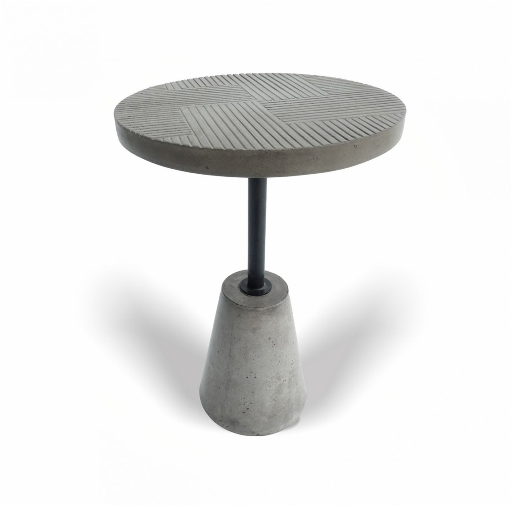 17 Stories Lainey Concrete Top End Table | Wayfair