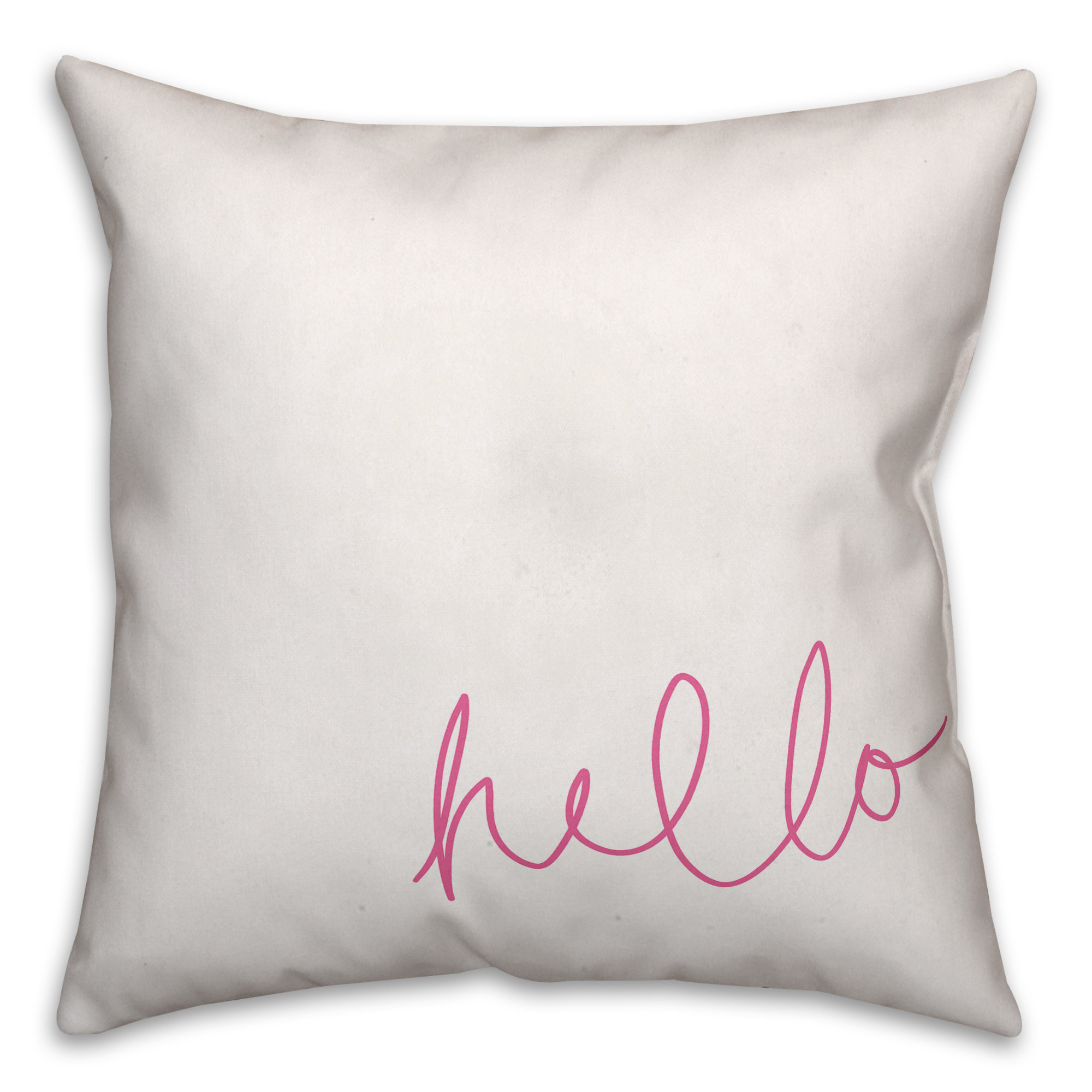 Designs Direct Creative Group Hello Hello Throw Pillow | Wayfair