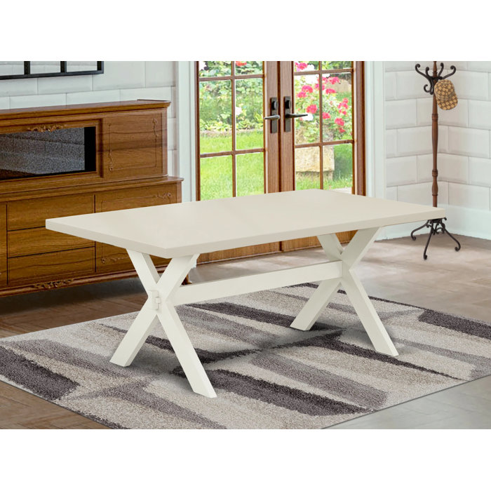 Gracie Oaks Arends Solid Wood Dining Table & Reviews | Wayfair