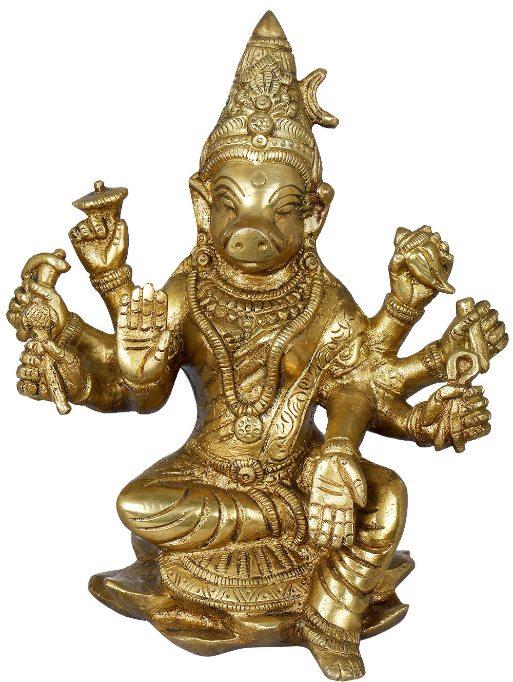 Exotic India Eight Armed Goddess Varahi Figurine - Wayfair Canada